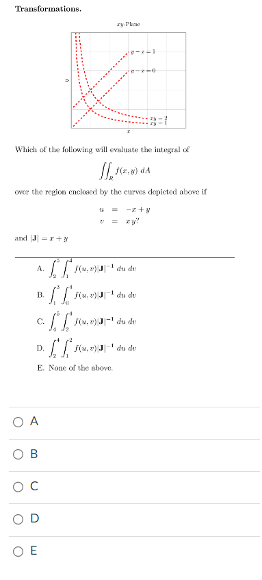 Solved Transformations. Which of the following will evaluate | Chegg.com