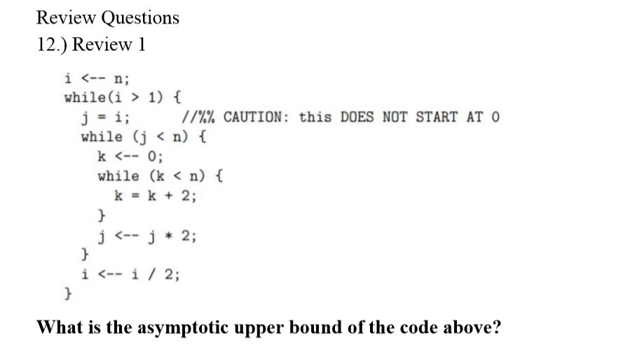 Solved Review Questions 12.) Review 1 i 1) | Chegg.com