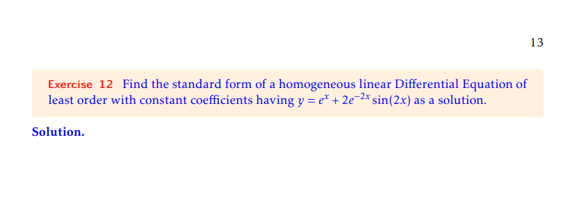 Solved 13 Exercise 12 Find the standard form of a | Chegg.com
