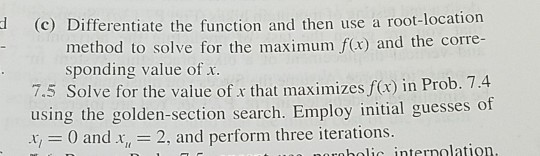 Solved 4 Given /(r) =-1.5x6-2x4 + 1 2x a) Plot the function. | Chegg.com