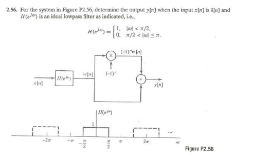 Solved 56 For The System In Figure P256 Determine The 