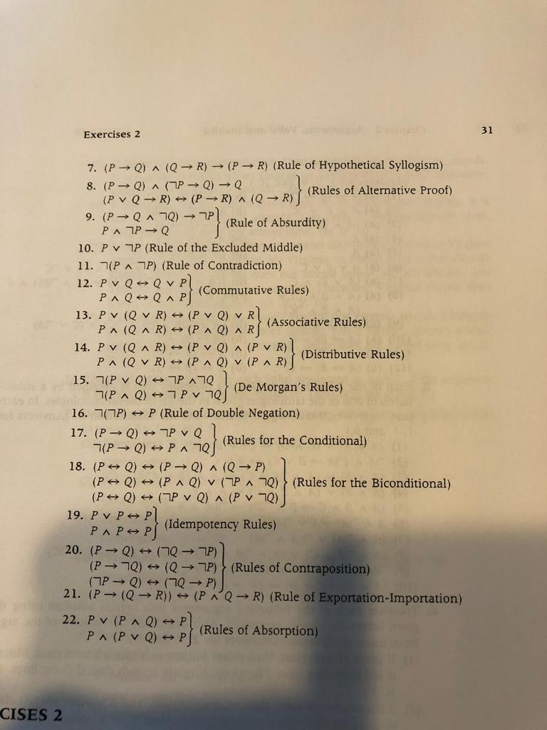 Solved Construct a formal proof for each valid argument for | Chegg.com