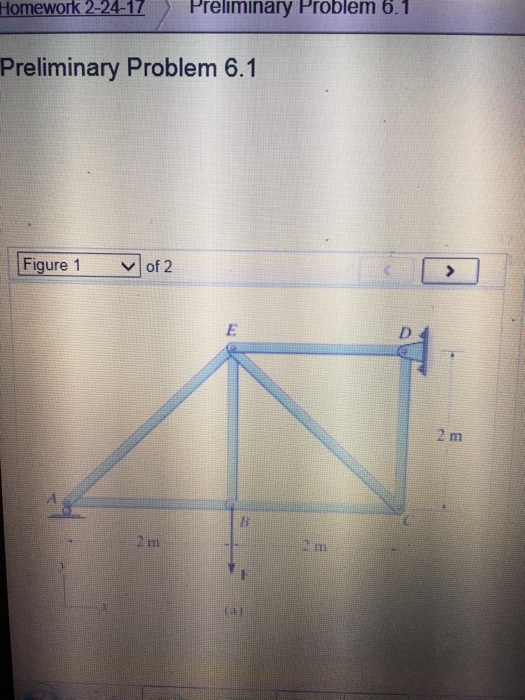 Solved Homework Preliminary Problem 6.1 preliminary | Chegg.com Solved Homework Preliminary Problem 6.1 preliminary | Chegg.com