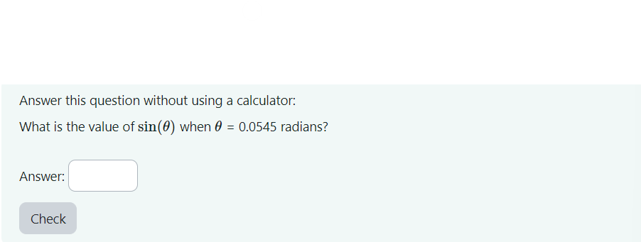Solved Answer this question without using a calculator. What | Chegg.com