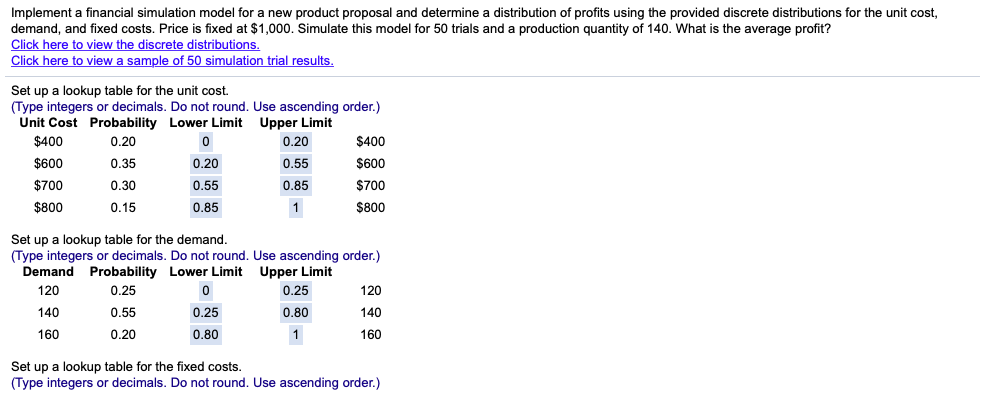Implement a financial simulation model for a new | Chegg.com