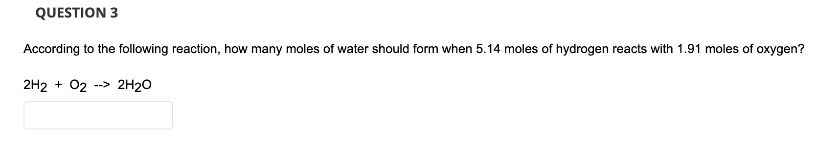 Solved According to the following reaction, how many moles | Chegg.com