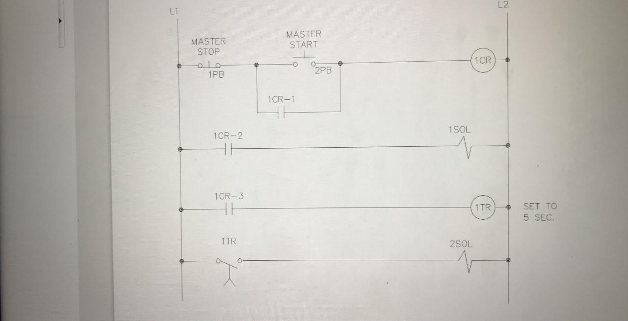 Solved 12-A. 2SOL will energize: A. As soon as the Master | Chegg.com