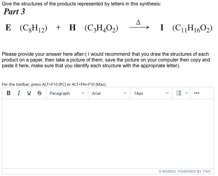 Solved Give the structures of the products represented by | Chegg.com