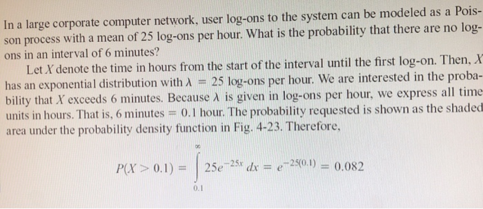 Solved In a large corporate computer network, user log-ons | Chegg.com