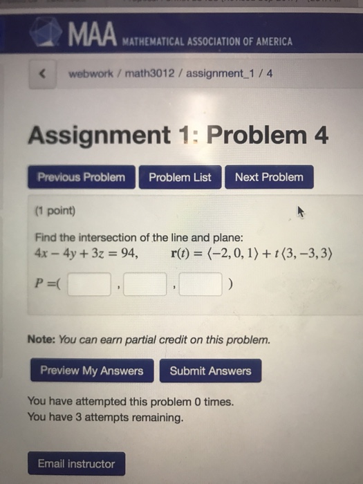 Solved MAA MATHEMATICAL ASSOCIATION OF AMERICA | Chegg.com