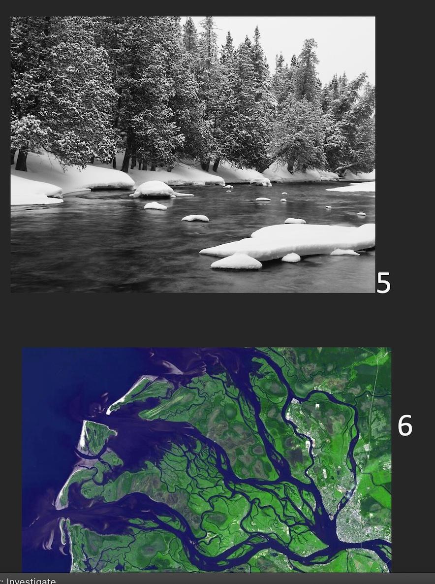 Solved 1. The river system shown in photo 2 is a __________ | Chegg.com