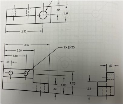 Solved Sketch the 3D object (oblique or isometric | Chegg.com