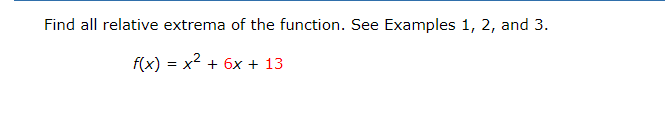 Solved Find all relative extrema of the function. See | Chegg.com