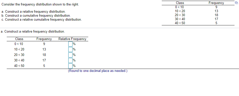 Solved 2 Consider the frequency distribution shown to the | Chegg.com