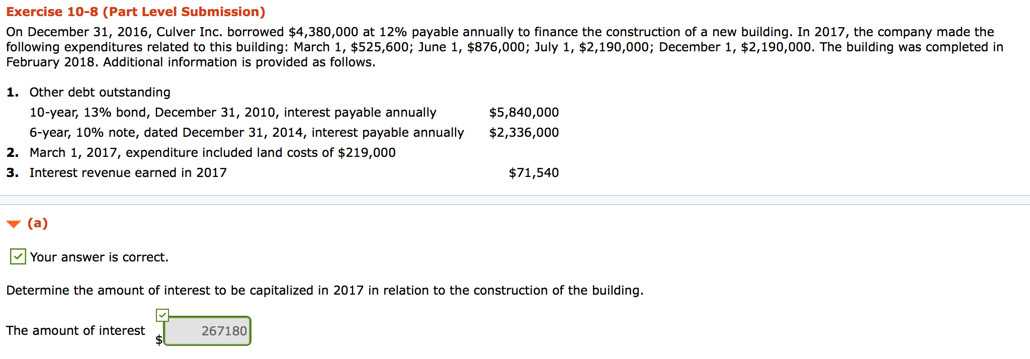 Solved Exercise 10-8 (Part Level Submission) On December 31, | Chegg.com