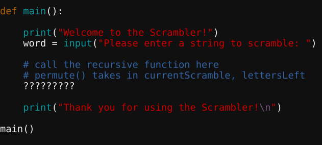 Solved I'm Confused on what to put for the ???? lines and | Chegg.com