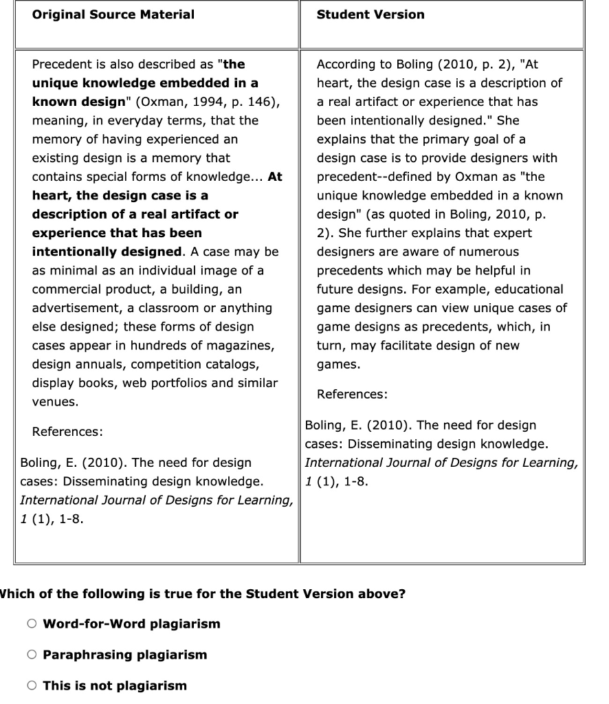 Original Source Material Student Version | Chegg.com
