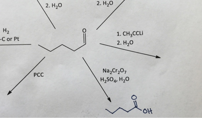 Solved 1) I do not understand how PCC reacts on an aldehyde. | Chegg.com