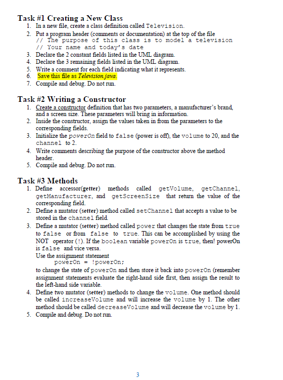 Solved Assignment #4 - Television Control Everyone is | Chegg.com