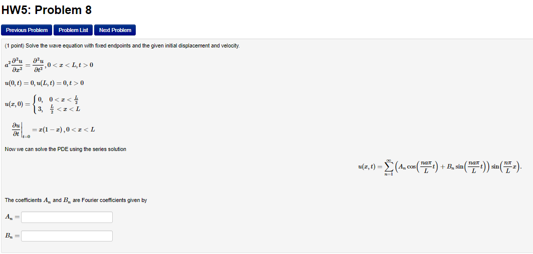 Solved HW5: Problem 8 Previous Problem Problem List Next | Chegg.com
