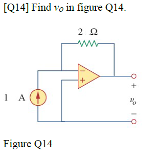 Solved [Q14] Find v0 in figure Q14. Figure Q14 | Chegg.com