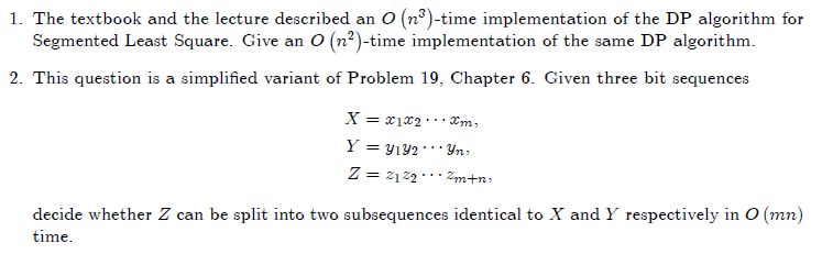 1. The textbook and the lecture described an | Chegg.com