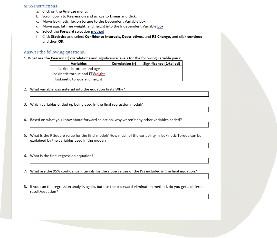 Solved Regression Descriptive Statistics a. Dependent | Chegg.com