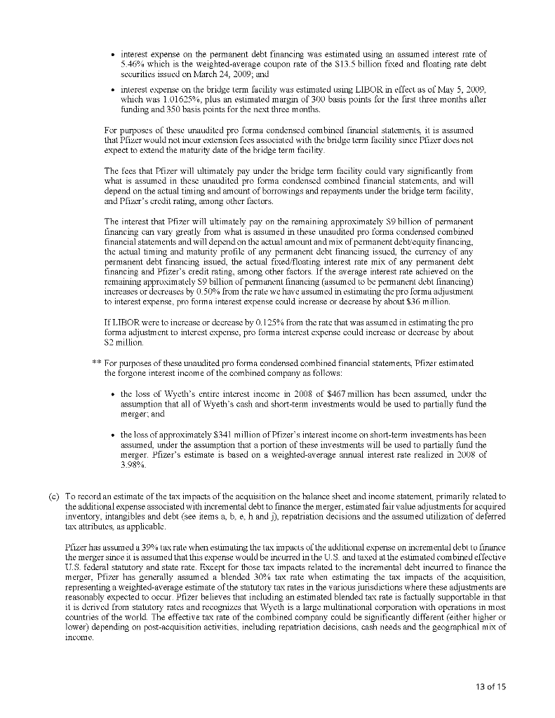 Pfizer uses consolidation accounting to construct a | Chegg.com