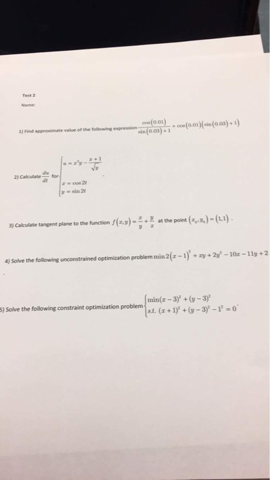 Solved Find approximate value of the following expression | Chegg.com