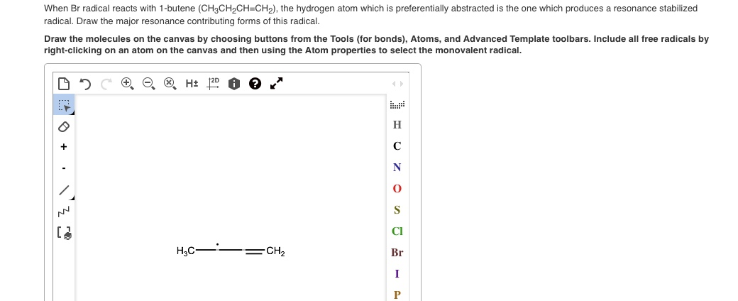 Solved When Br radical reacts with 1-butene (CH3CH2CH=CH2), | Chegg.com