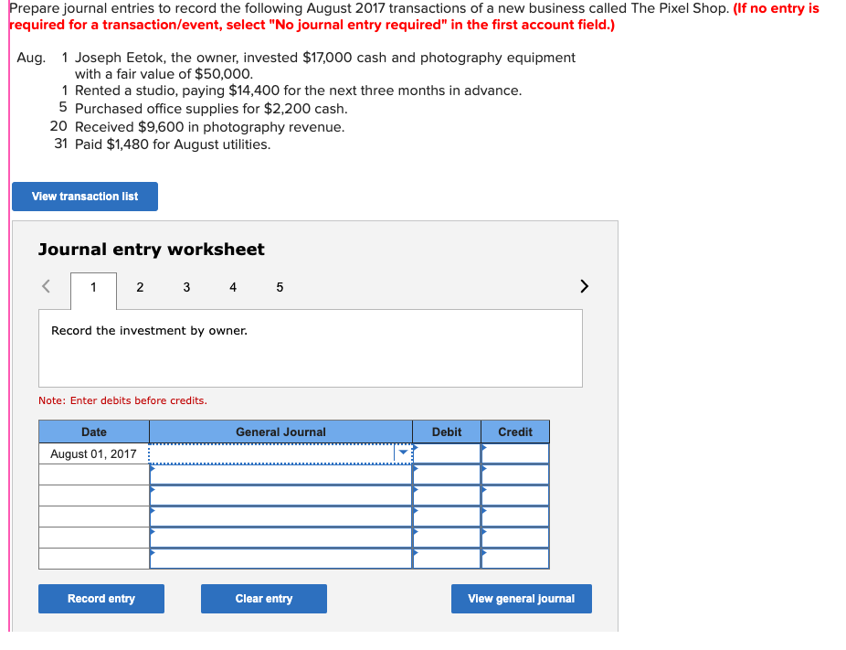 Solved Prepare journal entries to record the following | Chegg.com