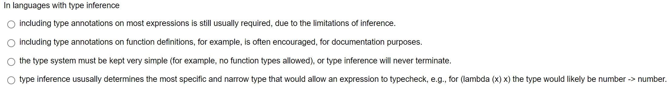 Solved In Languages With Type Inference Including Type 1640