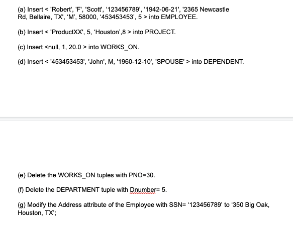 Solved Figure 5.6 One possible database state for the | Chegg.com