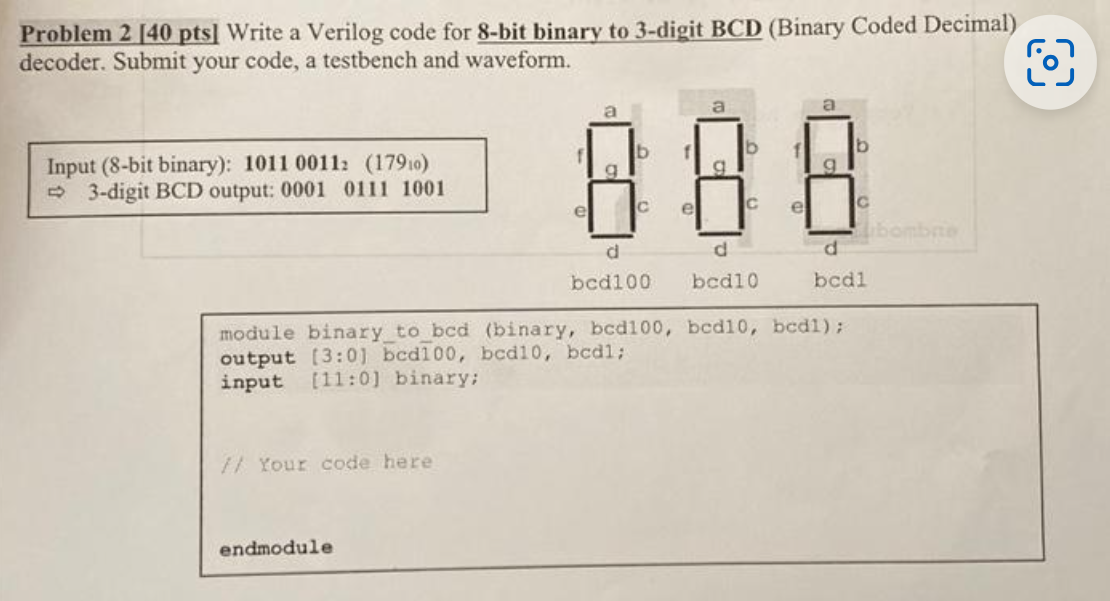 Solved Why if a hex digit of 'bcd' is more than 4, why do we | Chegg.com