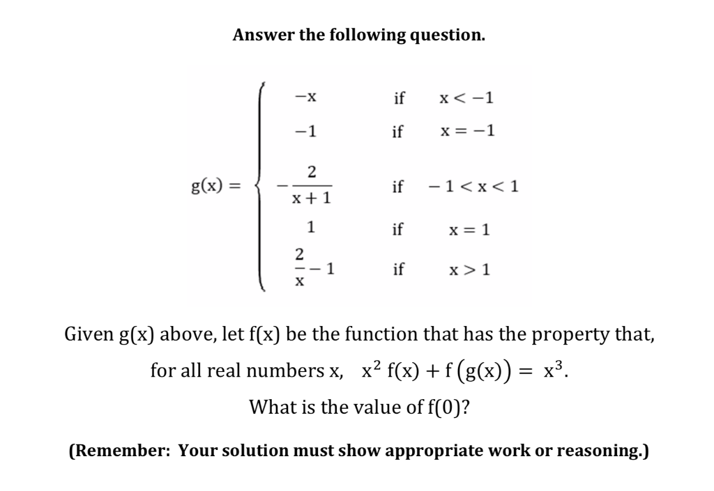 Solved Answer the following question. -X if x