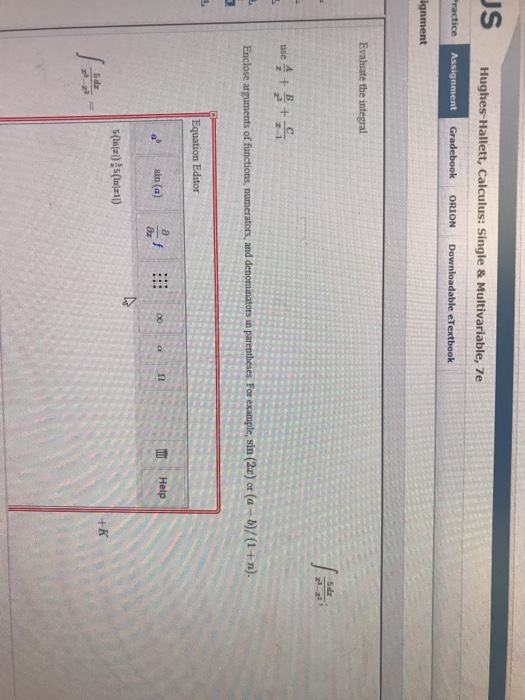 Solved Hughes-Hallett, Calculus: Single & Multivariable, 7e | Chegg.com