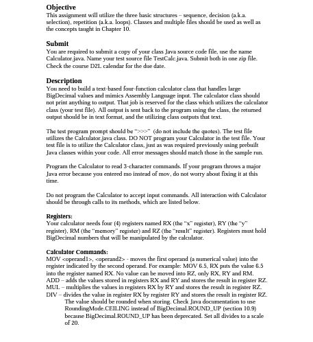 Solved Objective This assignment will utilize the three | Chegg.com