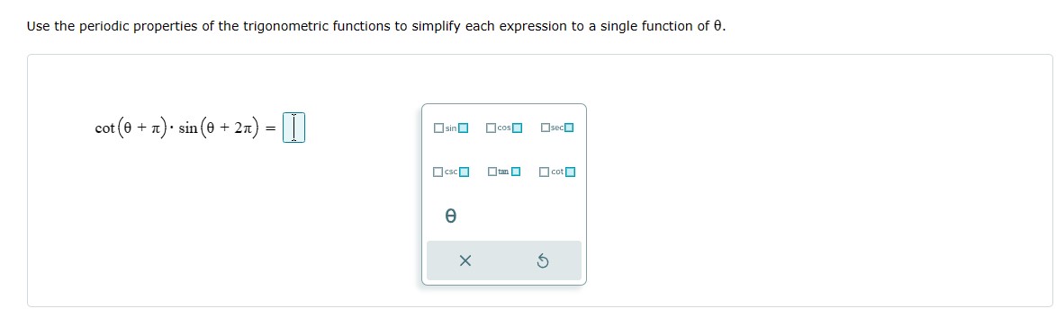 Solved Use the periodic properties of the trigonometric | Chegg.com