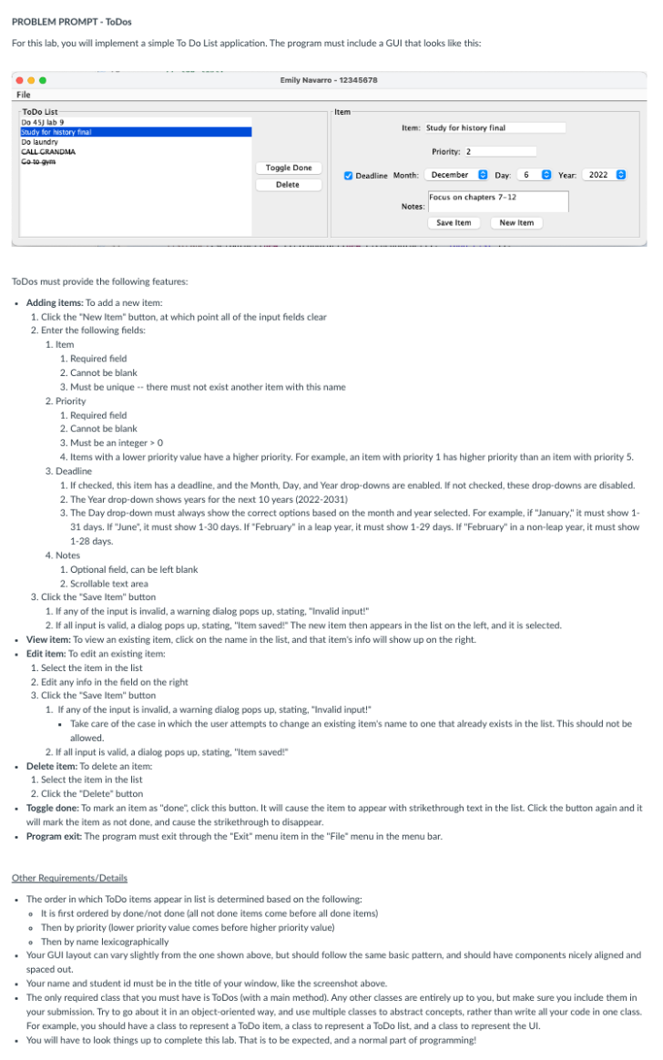 Solved JAVA- please show the file directory and try to make | Chegg.com