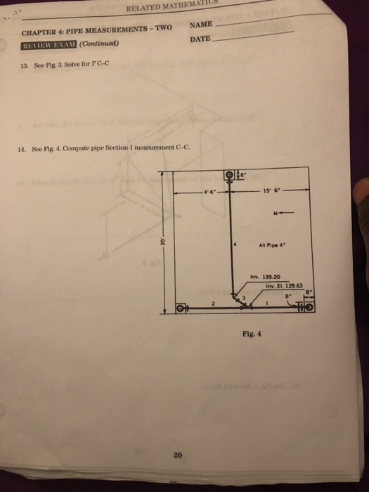 RELATED MATHEMATICs CHAPTER 4: PIPE MEASUREMENTS-TWO | Chegg.com