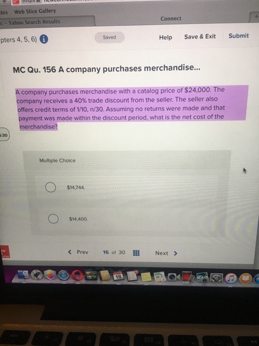 Solved tes Web Slice Gallery Connect c - Yahoo Search | Chegg.com