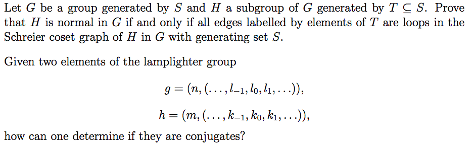 Solved 1.Use the Todd-Coxeter algorithm to analyze the group | Chegg.com