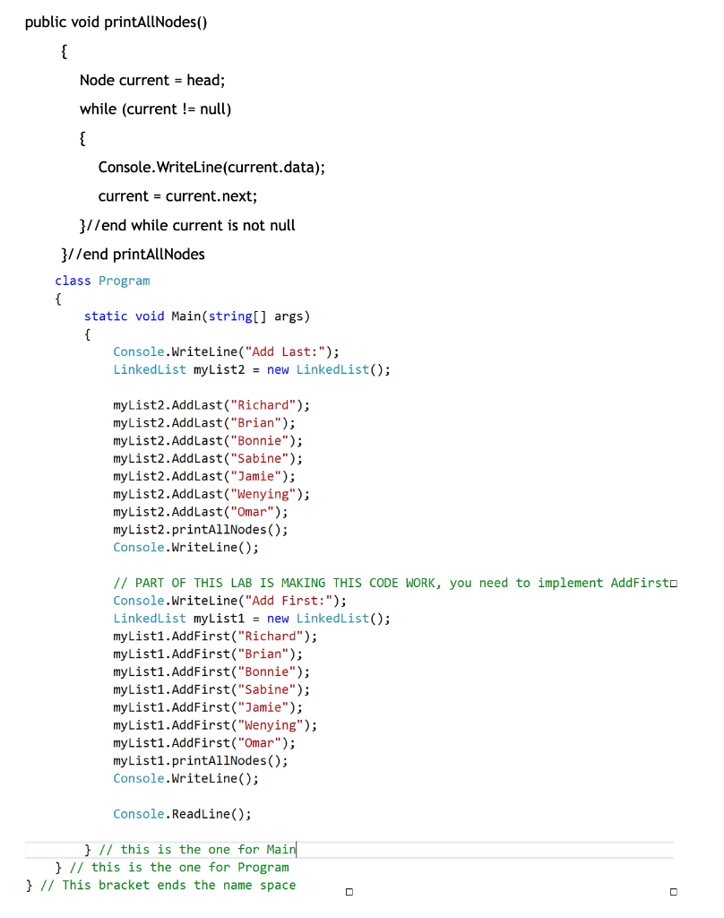 using System; using System. Collections.Generic; | Chegg.com