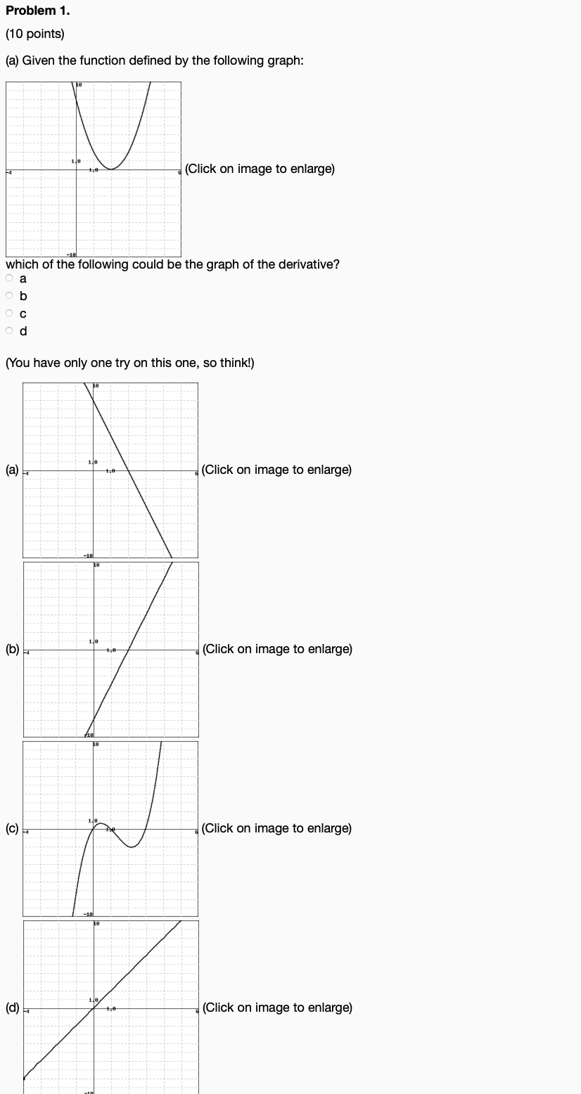 Solved (10 points) (a) Given the function defined by the | Chegg.com