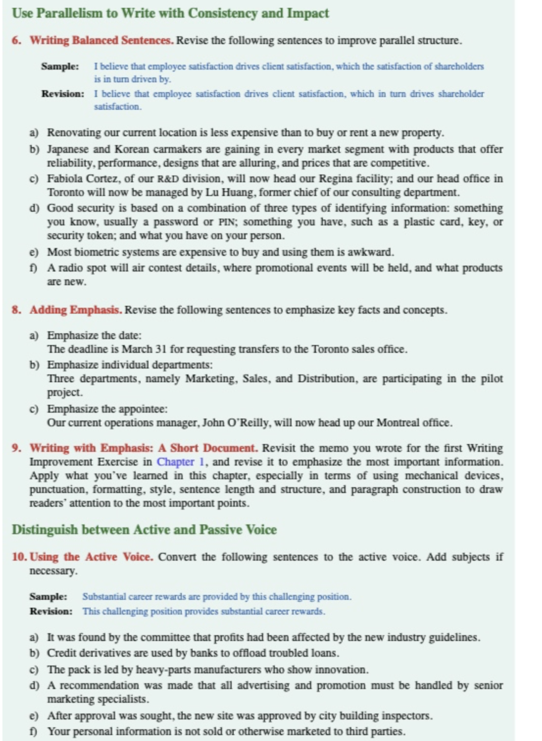 Use Parallelism to Write with Consistency and Impact | Chegg.com