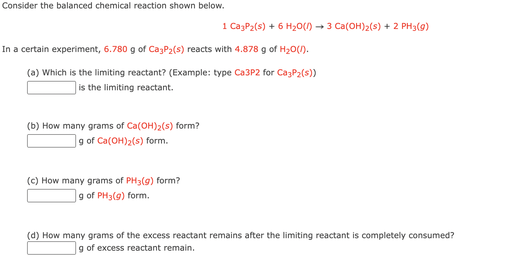 Solved Consider the balanced chemical reaction shown below. | Chegg.com