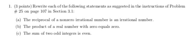 Solved 1. (3 points) Rewrite each ofthe following statements | Chegg.com