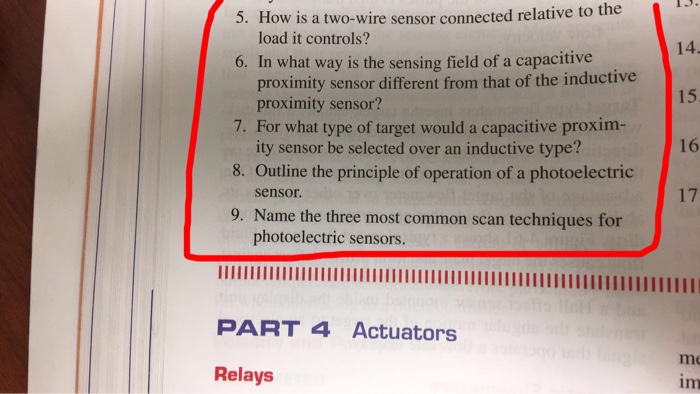 Solved How is a two-wire sensor connected relative to the | Chegg.com