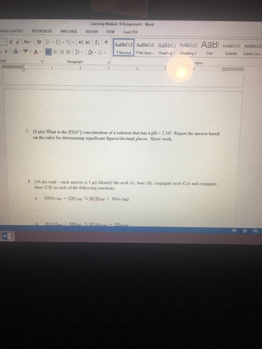 Solved Learning Module 10 Assignment -Word PAGE LAYOUT | Chegg.com