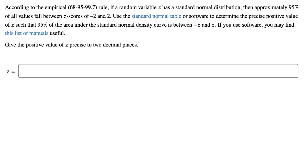 Solved According to the empirical (68-95-997) rule, if a | Chegg.com Solved According to the empirical (68-95-997) rule, if a | Chegg.com